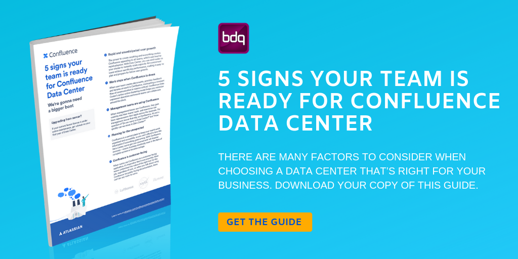 Download | 5 signs your team is ready for Confluence Data Center | BDQ